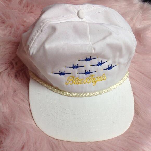 Angels | Accessories | Vintage Us Air Force Blue Angels Cap White ...